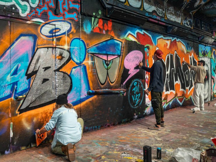 A look at: Leake Street Arches graffiti tunnel - London With Littles