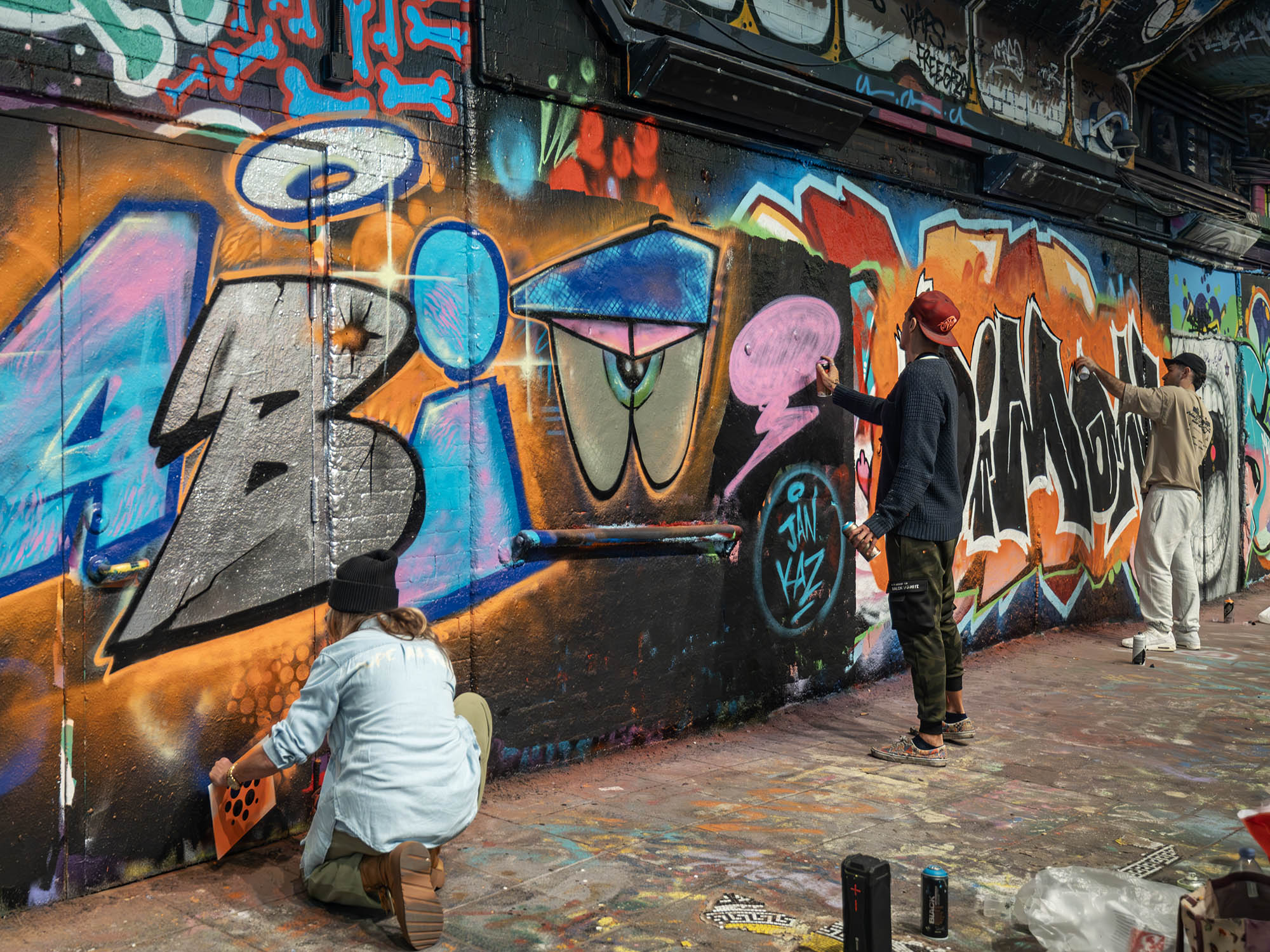 A look at: Leake Street Arches graffiti tunnel - London With Littles